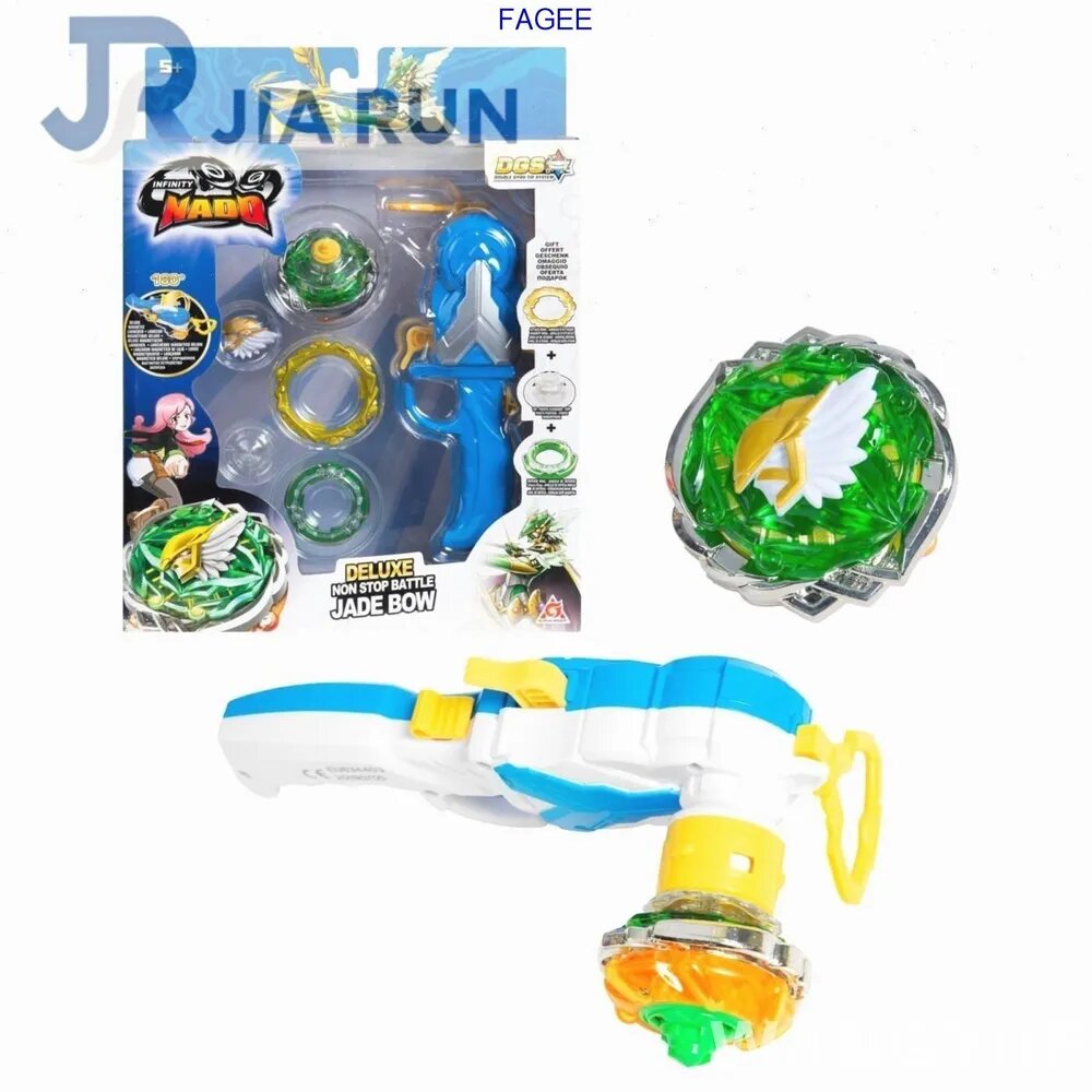 Волчок Infinity Nado Deluxe Non Stop Battle Jade Bow, эксклюзивная модель