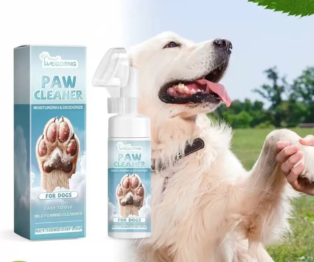2 упаковки Пенки для лап собак WEGGONG PAW CLEANER быстрая чистка и уход за лапками