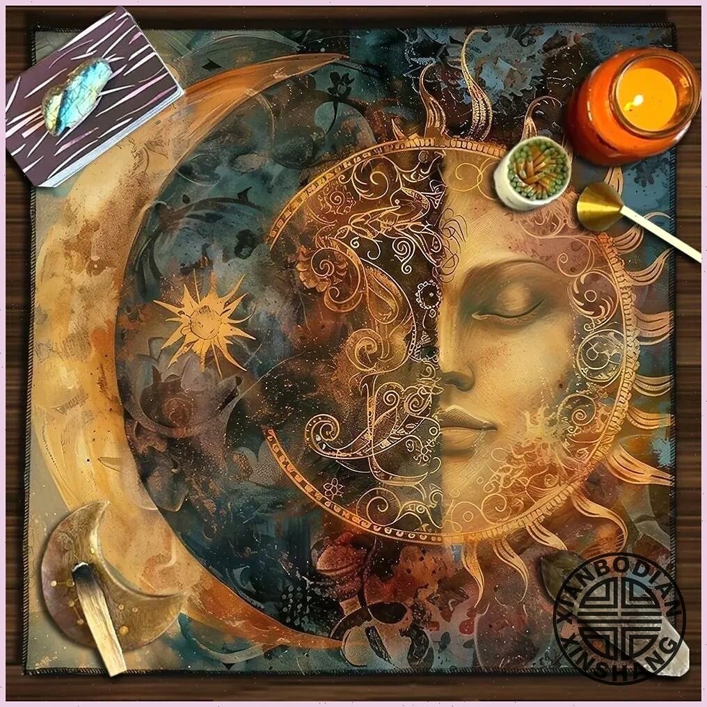 Гадальный инструмент/Скатерть для гаданий на картах Таро 90X90CM