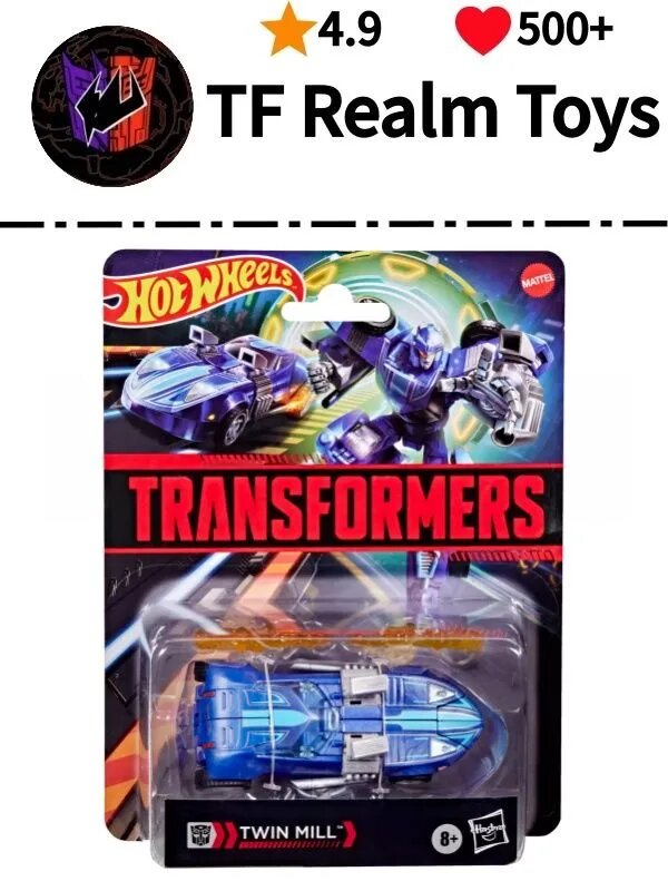 Трансформеры Игрушка Hasbro Transformers Collaborative Hot Wheels x Transformers Twin Mill