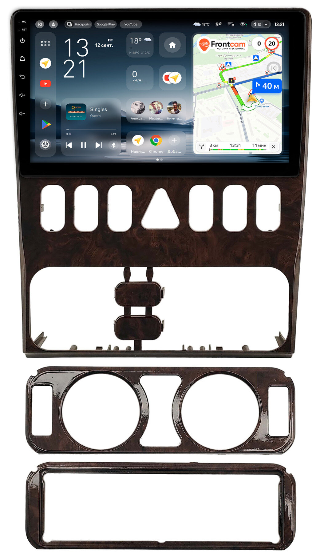 Штатная магнитола Mercedes-Benz E (w210, s210) 1996-2002 Teyes CC4L 6/64 9" RM-9-2584 Android 14 with DTS® Audio (4G-SIM, DSP QLed, AI)