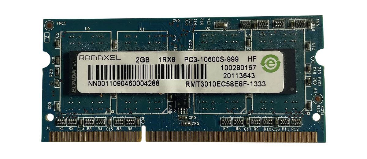 Оперативная память Ramaxel RMT3010EC58E8F-1333 DDRIII 2Gb