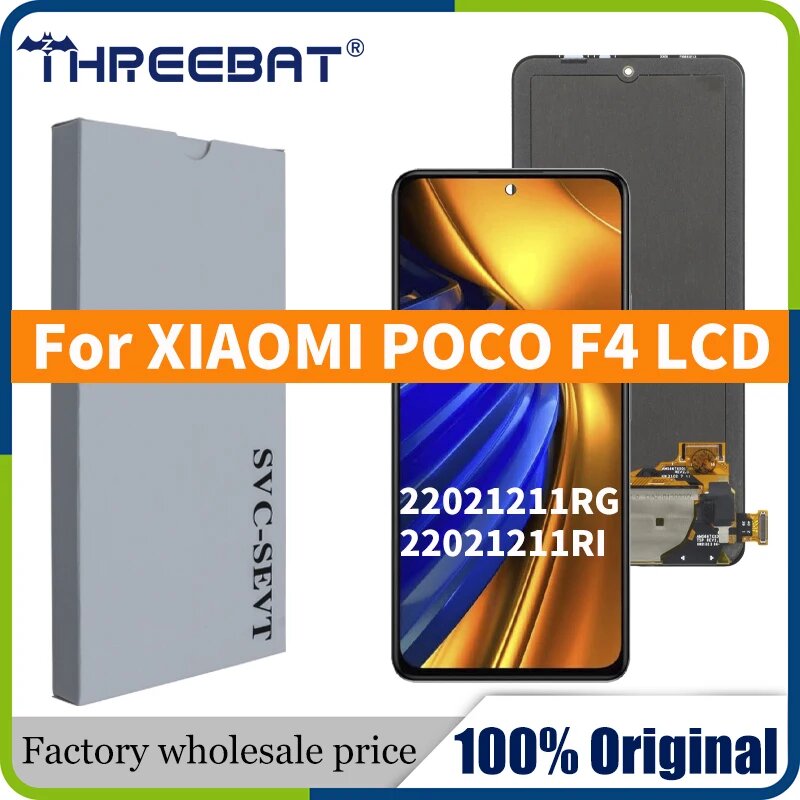 Дисплей Xiaomi Poco F4 Original Black Frame 6.67"