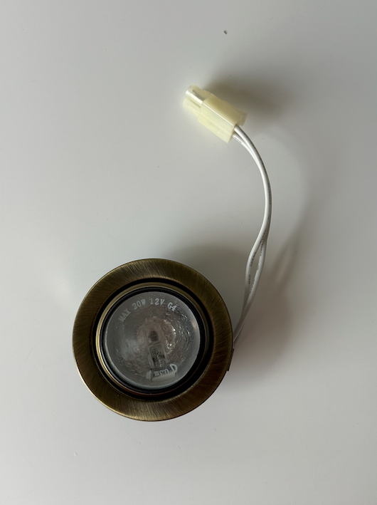 Галогенный поворотный светильник 12V, 2.0W для вытяжки