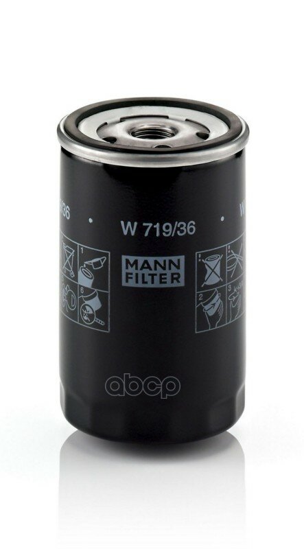 Фильтр масляный Jaguar S-Type >99, X-Type 01-09, XF >08 MANN-FILTER арт. W71936