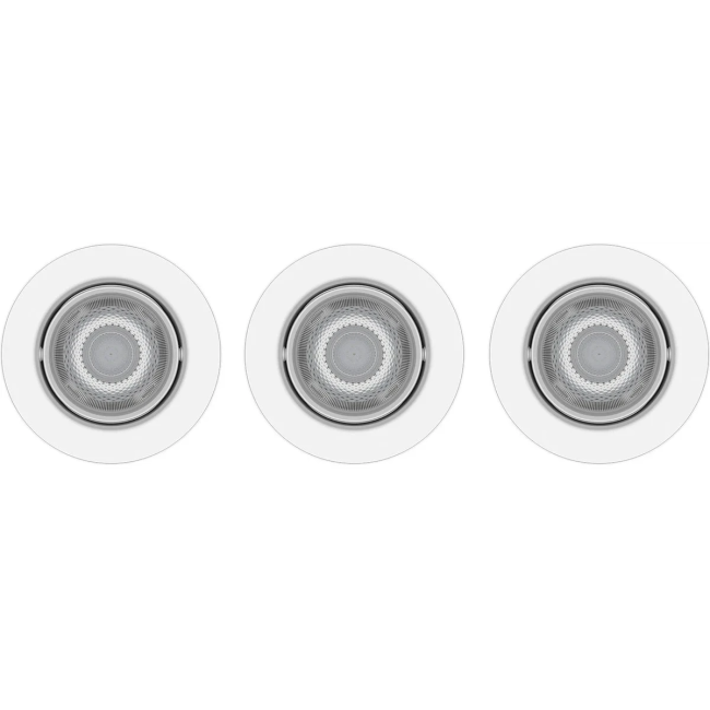 Philips 929002663633 Встраиваемый светильник Philips/ Встраиваемые светильники IMPALA WGDIM SL264 RD 068 6W 27K WH 3PK