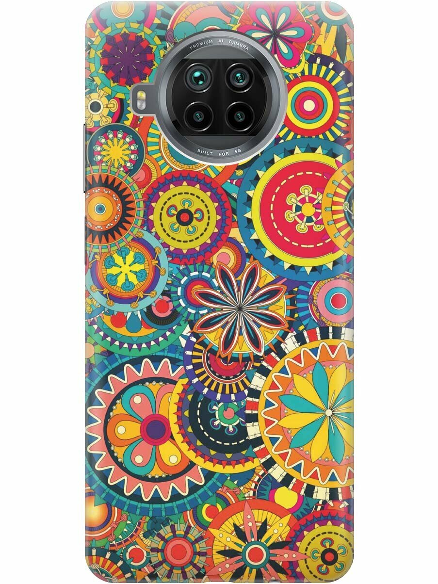 Чехол - накладка ArtColor для Xiaomi Mi 10T Lite с принтом "Яркий узор"
