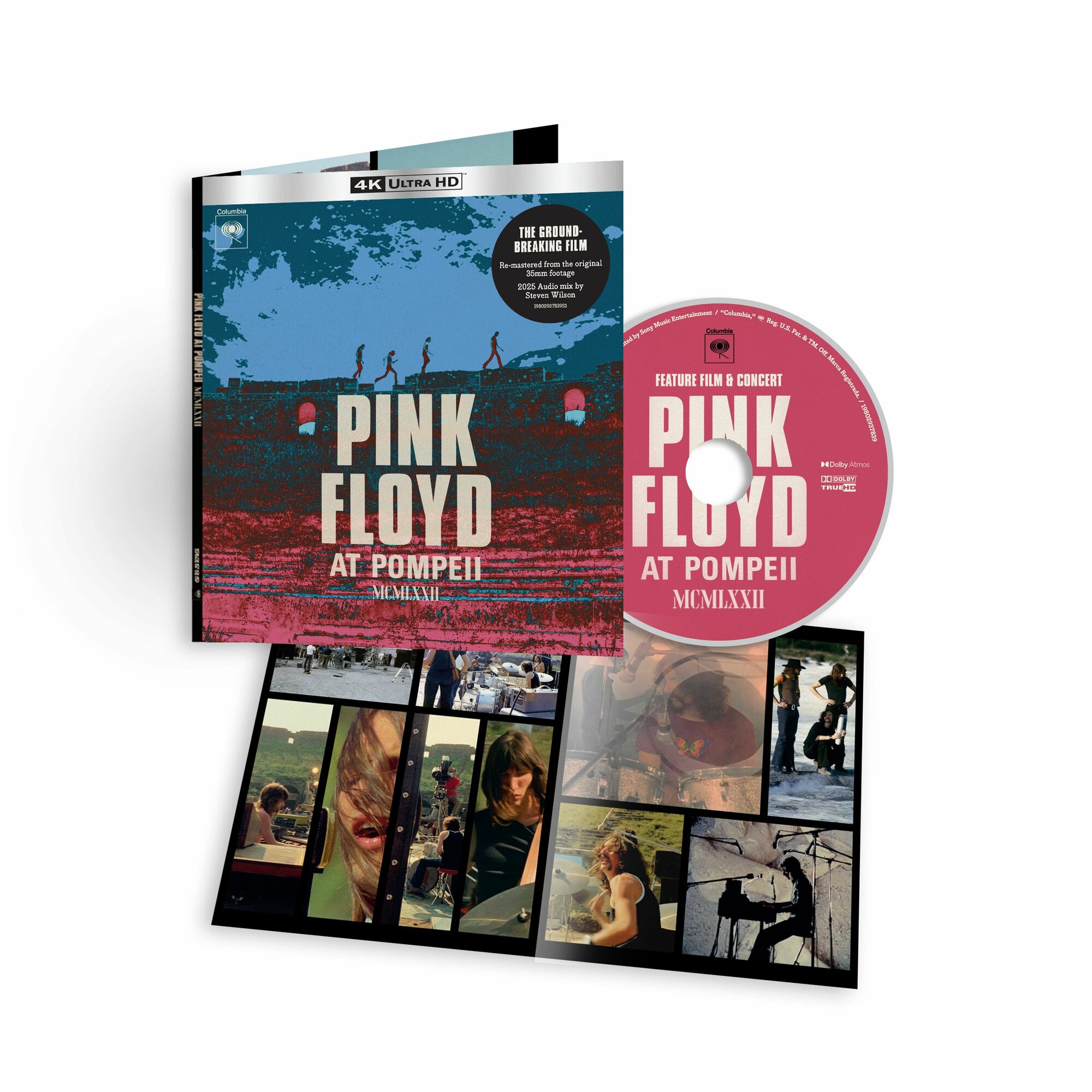 Компакт-диск Pink Floyd - Pink Floyd At Pompeii – MCMLXXII (Ultra HD Blu-ray) (Ultra HD Blu-ray) (1 BR)