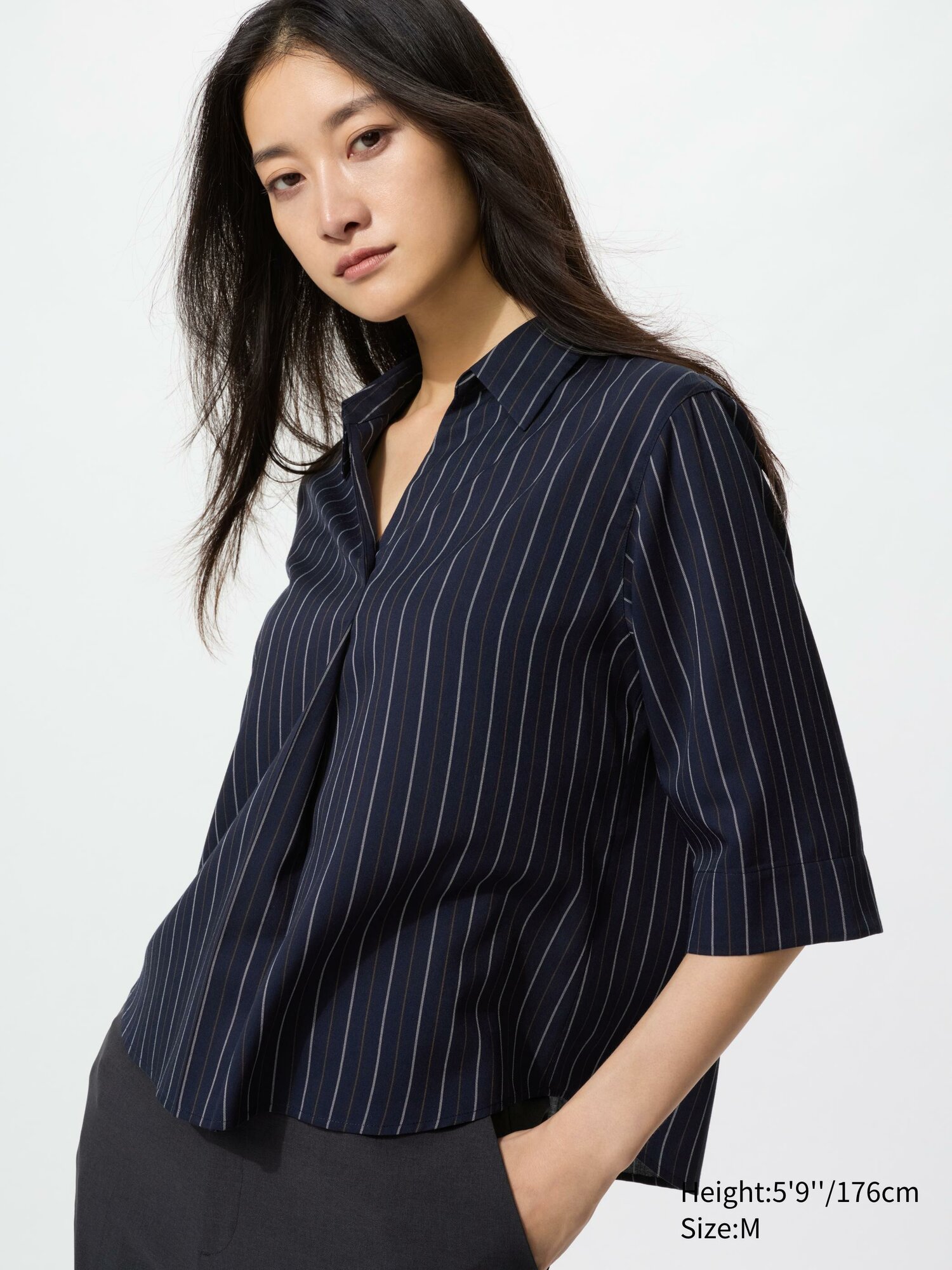 Блуза COLLAR 3/4 SLEEVE