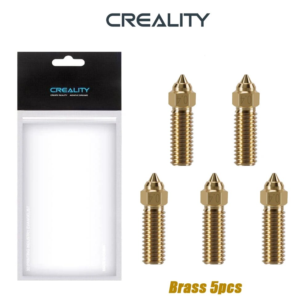 Форсунки Creality 0.4mm, латунные, 5 шт
