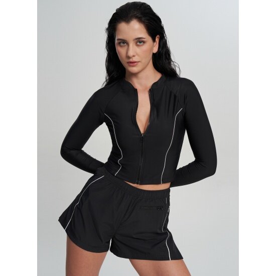 Гидрофутболка с длинным рукавом Joss женская чёрный р. 44, 128688-B1