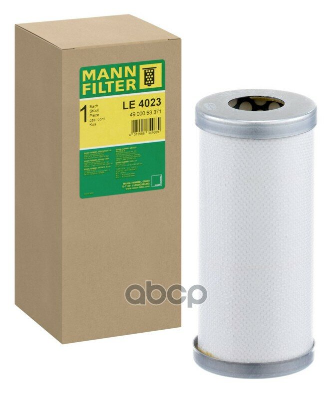 Фильтр, пневмооборудование 4900053371 MANN-FILTER арт. LE4023