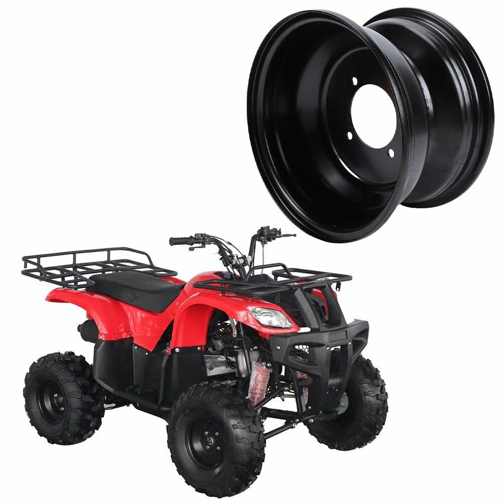Обод колеса 18x9.5-8 (8") 4 отверстия стальной сплав, расстояние 78 мм, центр 90 мм — для картов и багги, совместим