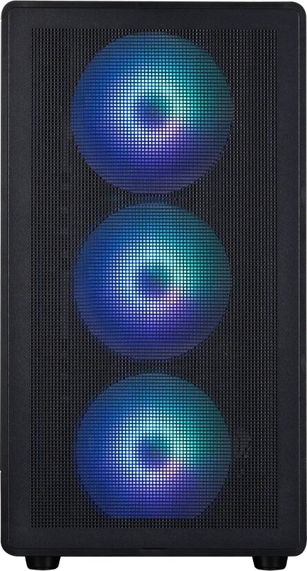 Корпус Zalman M5 черный без БП mATX 8x120mm 2x140mm 1xUSB2.0 1xUSB3.0 audio bott PSU