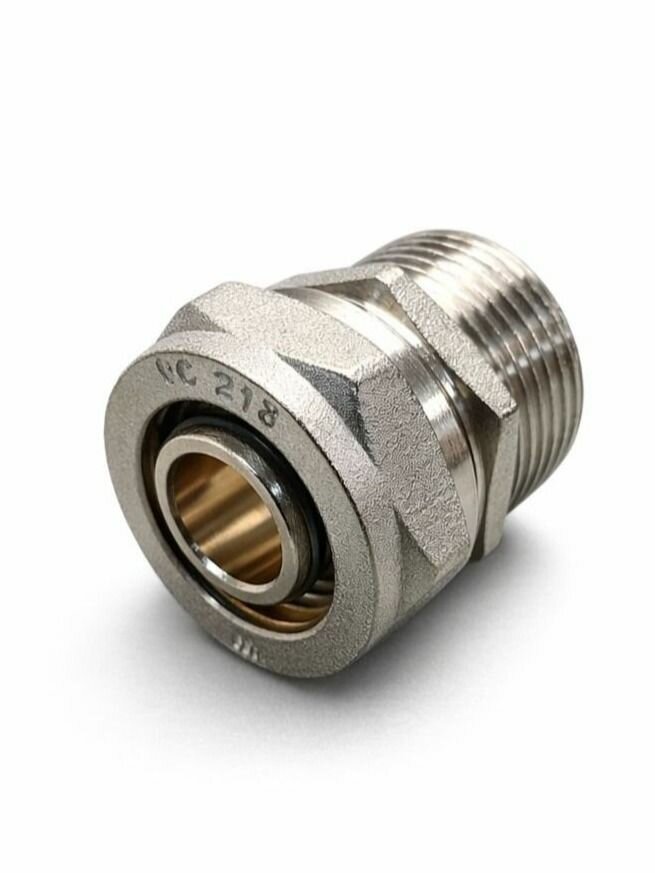 Фитинг для металлопластиковой трубы 20 x 3/4" обжимной с наружной резьбой