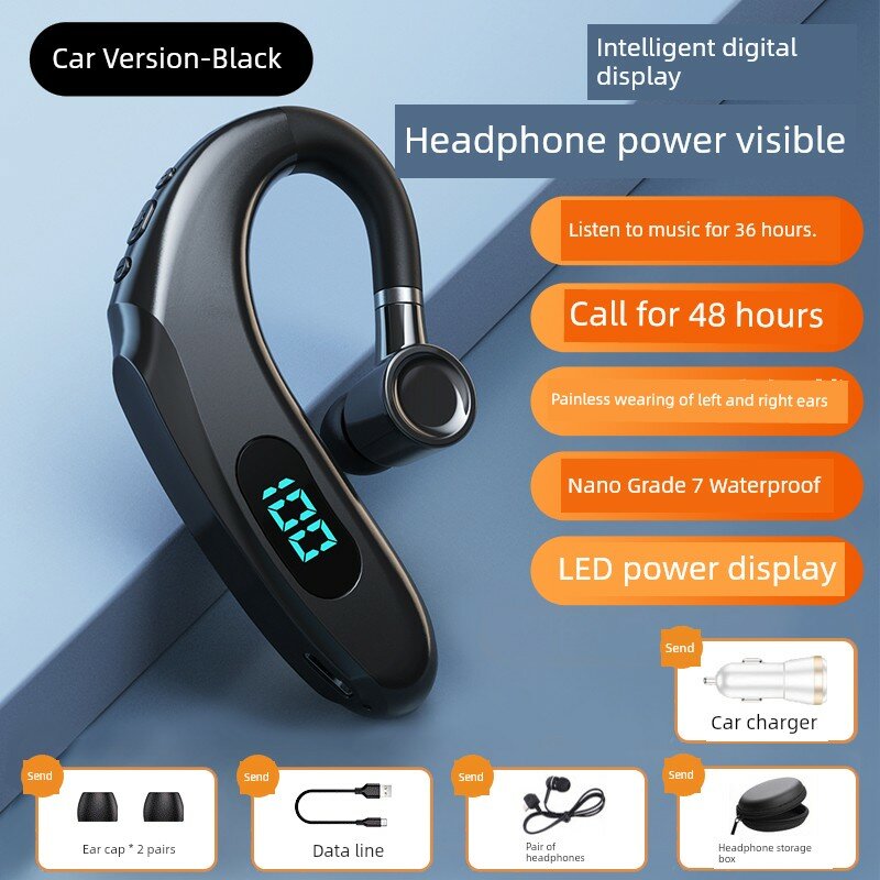 Беспроводные наушники Huawei Oppo Bluetooth матовый черный автомобильная версия 48 часов разговора 36 часов музыки
