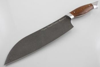 Нож "Сантоку" Bohler K100. Рукоять дерево Лайсвуд.