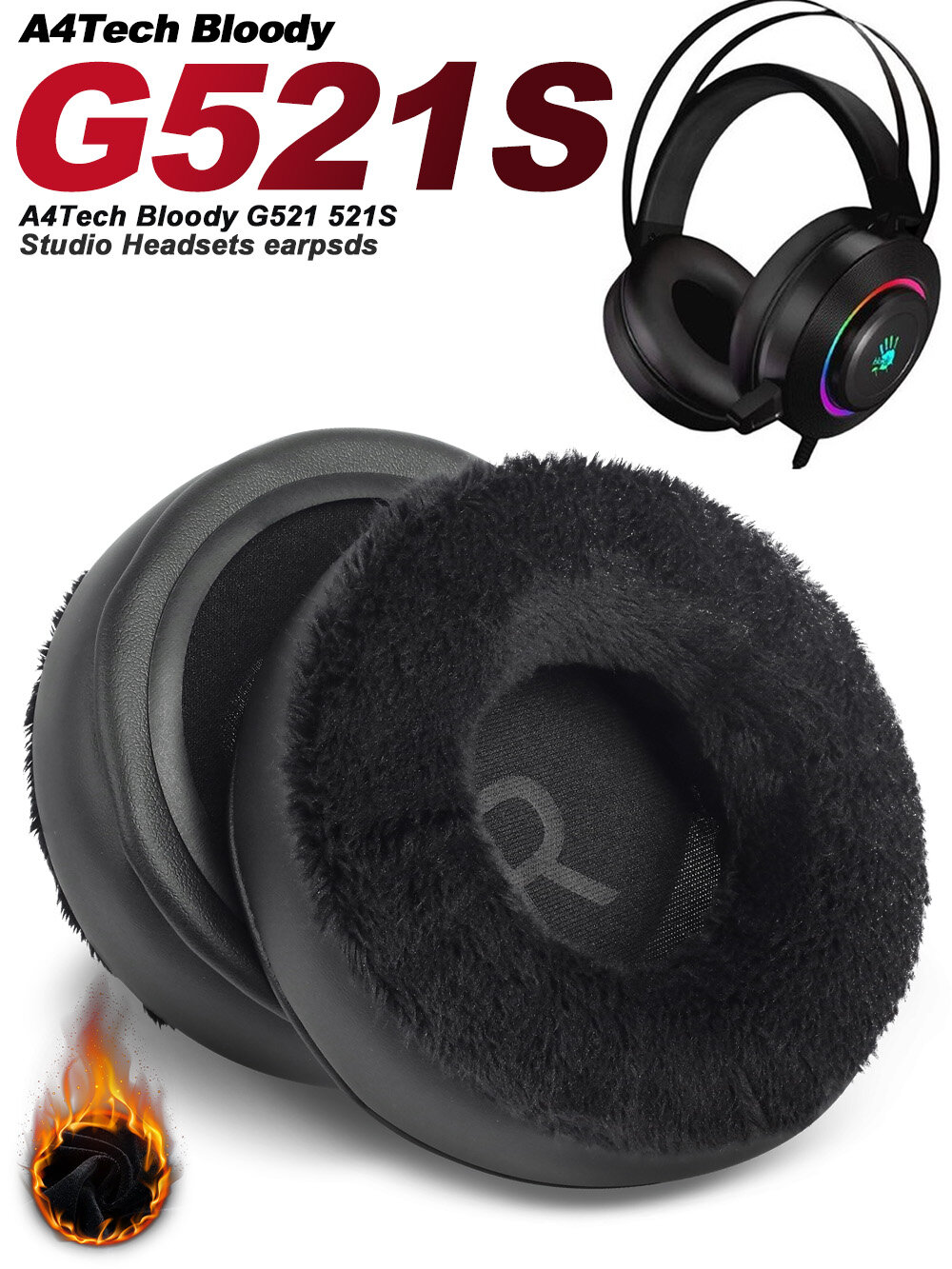 Амбушюры A4Tech Bloody G521 G521S для наушников