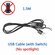 USB кабель с выключателем, 1.5м, черный