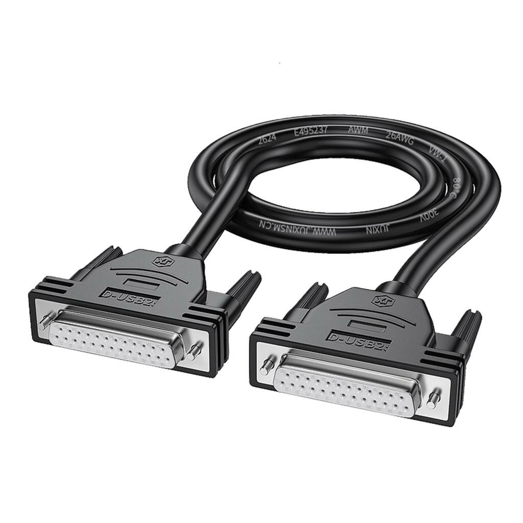 Кабель DB25 25Pin, штекер-гнездо, 50 см – 10 м, 0.5m - женщина к женщине