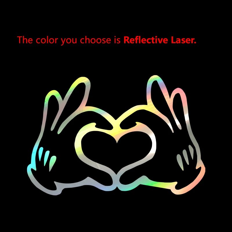 Наклейка Disney Микки и Минни, Reflective Laser, QT15091