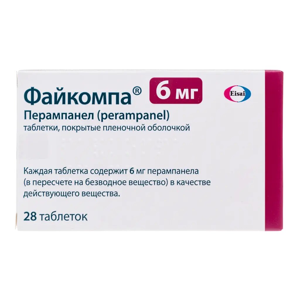 Файкомпа таблетки покрыт. плен. об. 6 мг 28 шт
