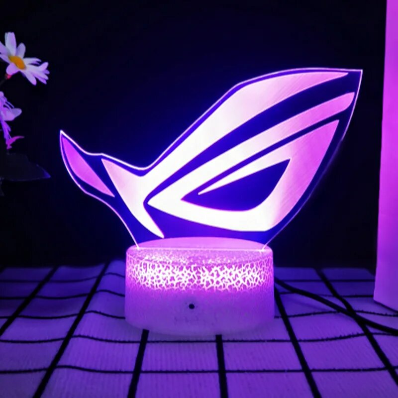 3D LED-ночник для геймеров 7 цветов