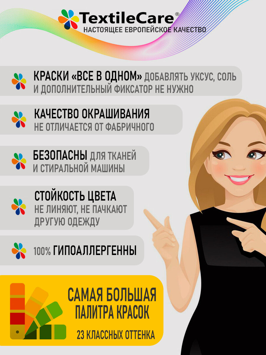 Краска для одежды, джинсов и ткани манго — фото 1
