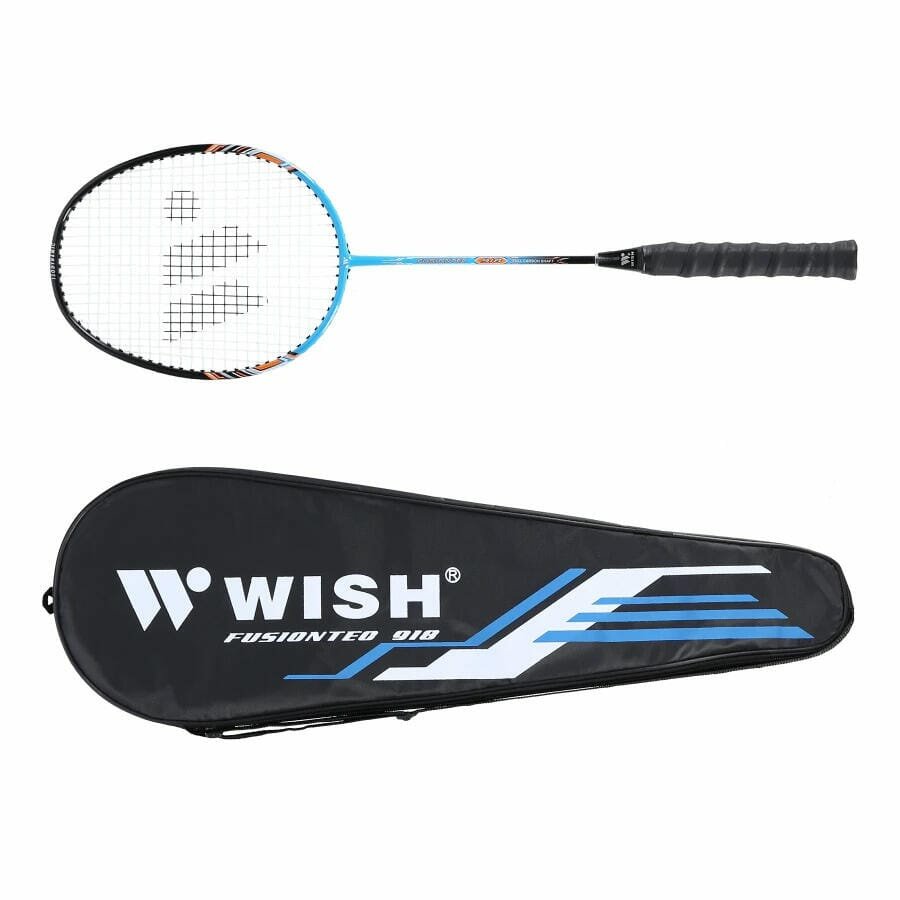 DECATHLON ракетка для бадминтона DECATHLON WISH Fusiontec 918, черный, длина 66.5 см