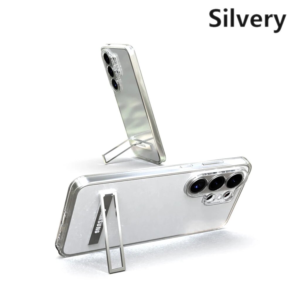 Чехол-подставка для Samsung Galaxy S26, S26 Plus, S26 Ultra, S26+, S25, S24 с Silvery, For S20Plus