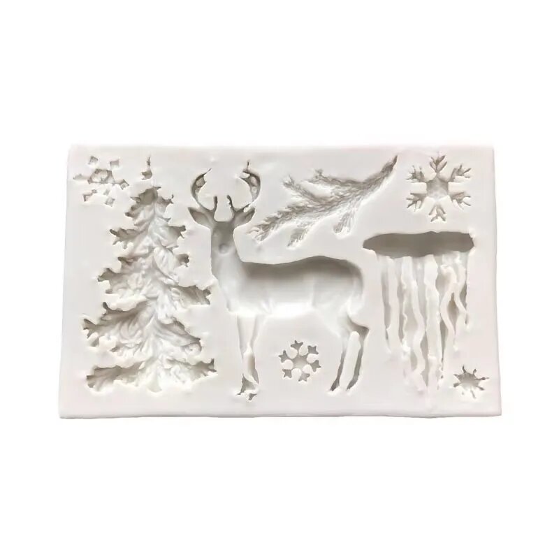Силиконовая форма для торта Белая, 3Color Random, BEOULORY