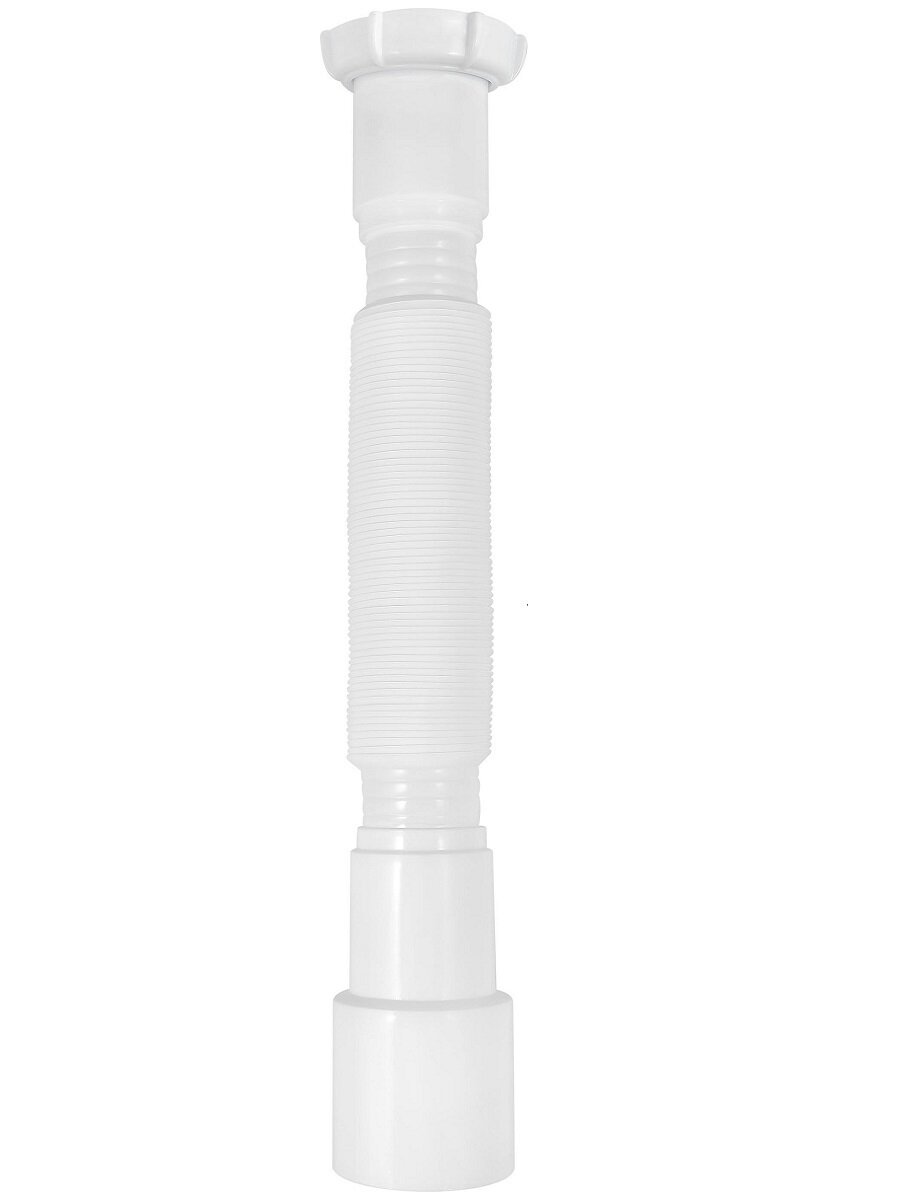 Гибкая труба 1 1/2"х 50 (гофротруба) удлиненная 550-1200 мм Aquant T112-80-MR