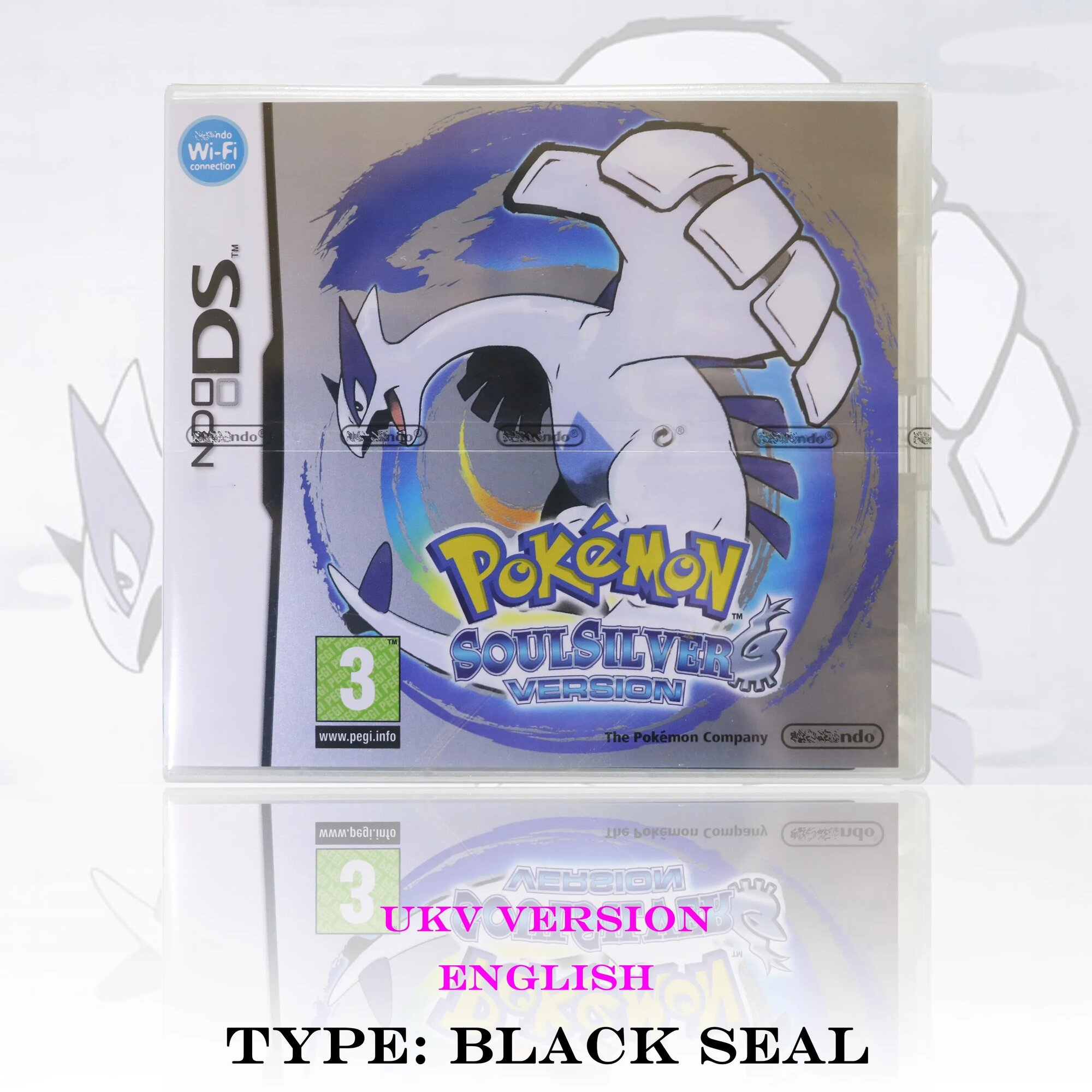 Pokémon SoulSilver Version Black Seal UKV для Nintendo DS