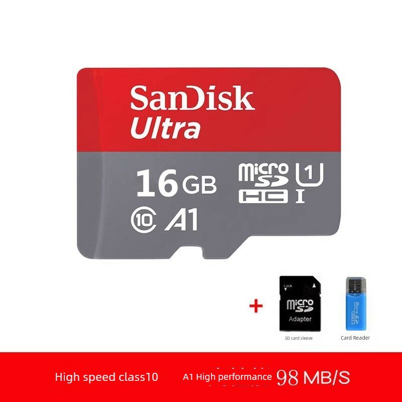 Карта памяти SanDisk TF 128 ГБ, карта памяти 64 ГБ для видеонаблюдения, видеорегистратора, SD-карта 256 ГБ, карта