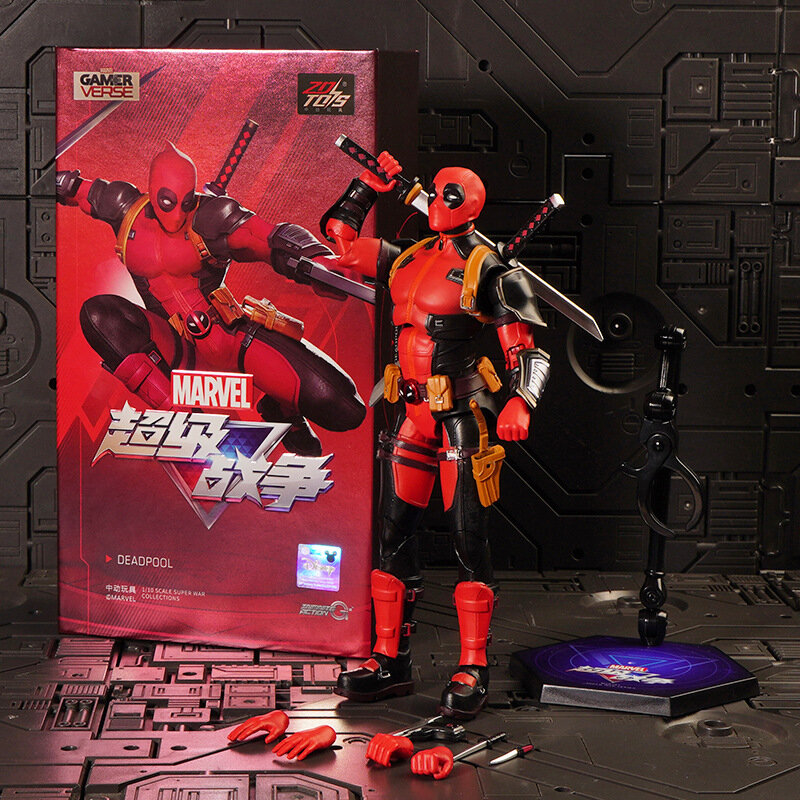 Deadpool Marvel Super War Game Series 12-дюймовая коллекционная фигурка для фанатов комиксов, высокая детализация