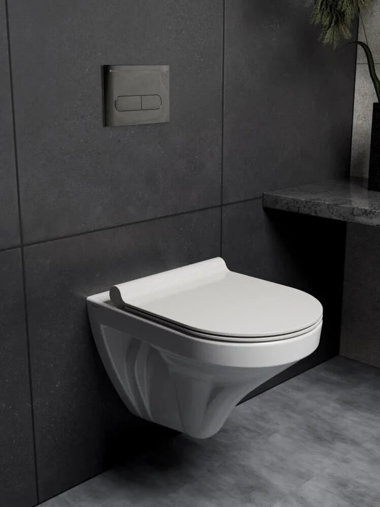 Унитаз подвесной Knotlor WC51WG, белый