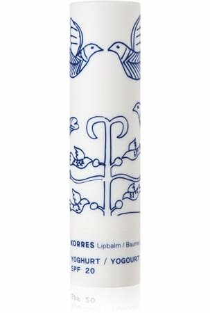 Бальзам для губ Korres Yoghurt, йогурт, spf 20, 4.5 г