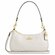 Сумка Coach, фактура тиснение, white