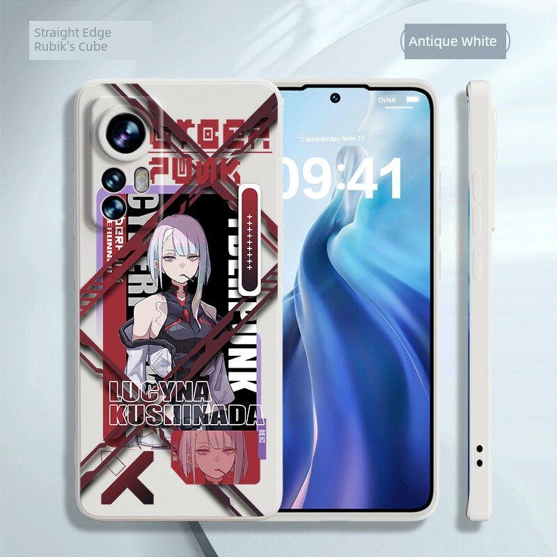 Чехол для смартфона Redmi K80 из жидкой силикона, античный белый цвет, дизайн Люси для аксессуаров