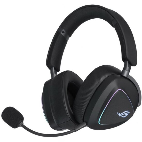 Игровые наушники Asus A701 ROG DELTA II беспроводная черный (90YH03W0-BHUA00)