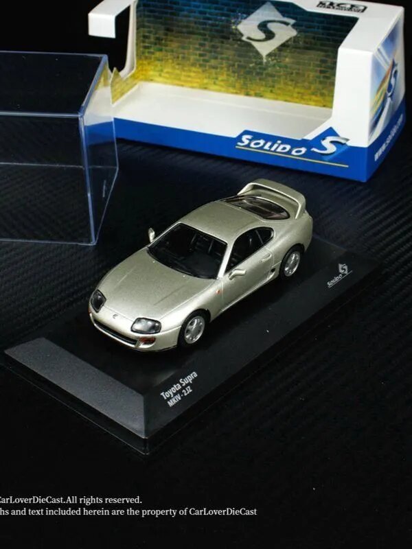 Машинка Solido 1/43 TOYOTA SUPRA MK4 A80 S4314002 Die-cast Alloy Car Model Toy Gift
