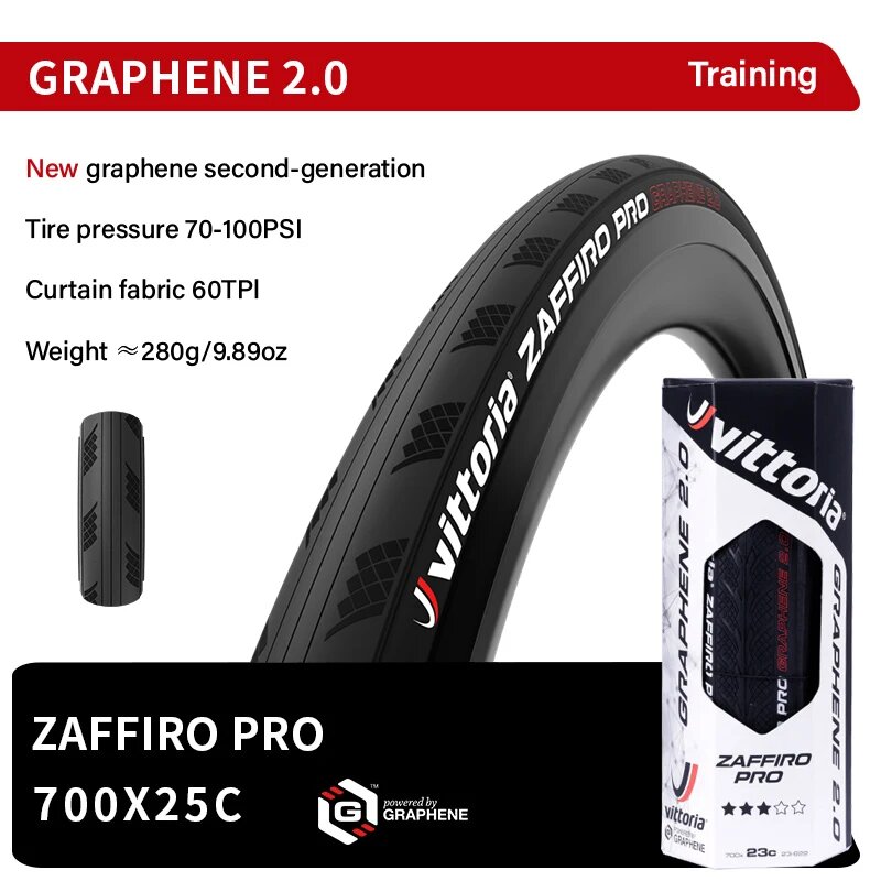 VITTORIA Zaffiro Pro 700x25C Graphene 2.0 черная