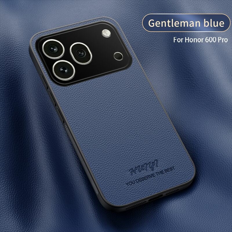 Чехол для Honor 600 Pro / Хонор 600 Про Высококачественная кожа антиударный чехол