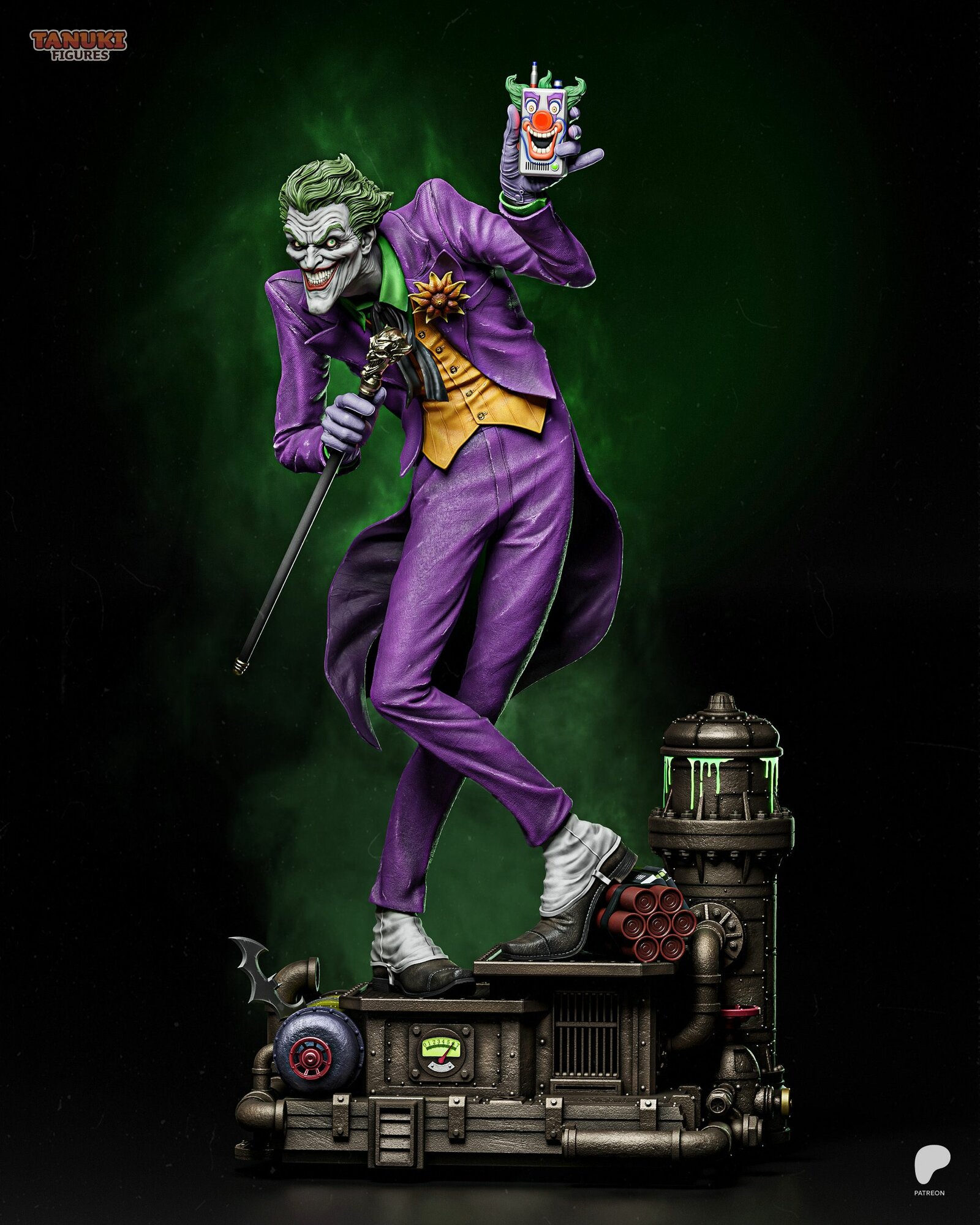 Сборная модель Joker (Batman), 383мм, 1/6 для покраски
