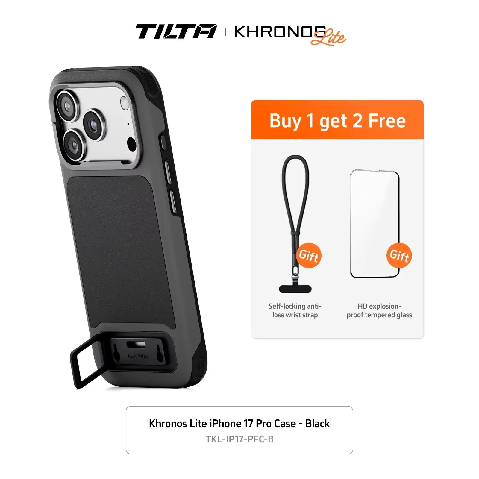 Чехол TILTA Khronos Lite iPhone 17 Pro Max Black