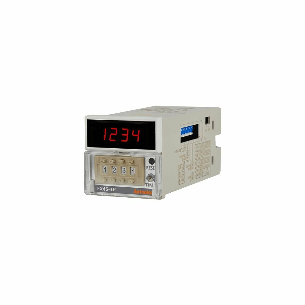 Счётчик-таймер Autonics FX4S-1P2, 1 уставка, 24-48В/24В , артикул (Китай) 54020700010111