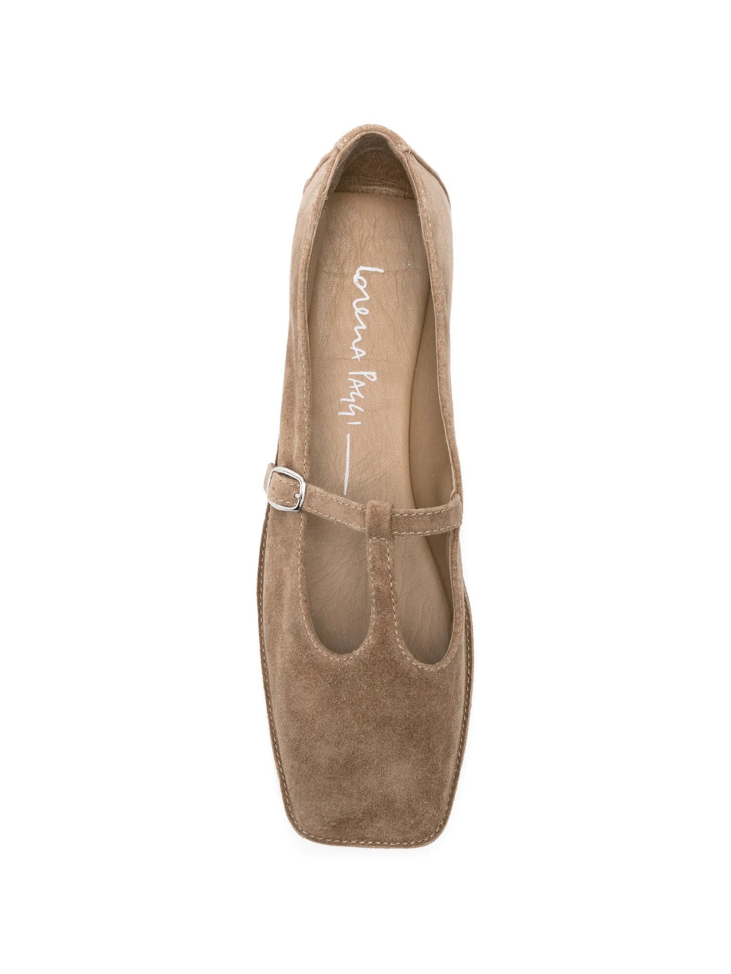 Балетки Lorena Paggi T-bar suede ballet flats, размер 39, разноцветный — фото 1
