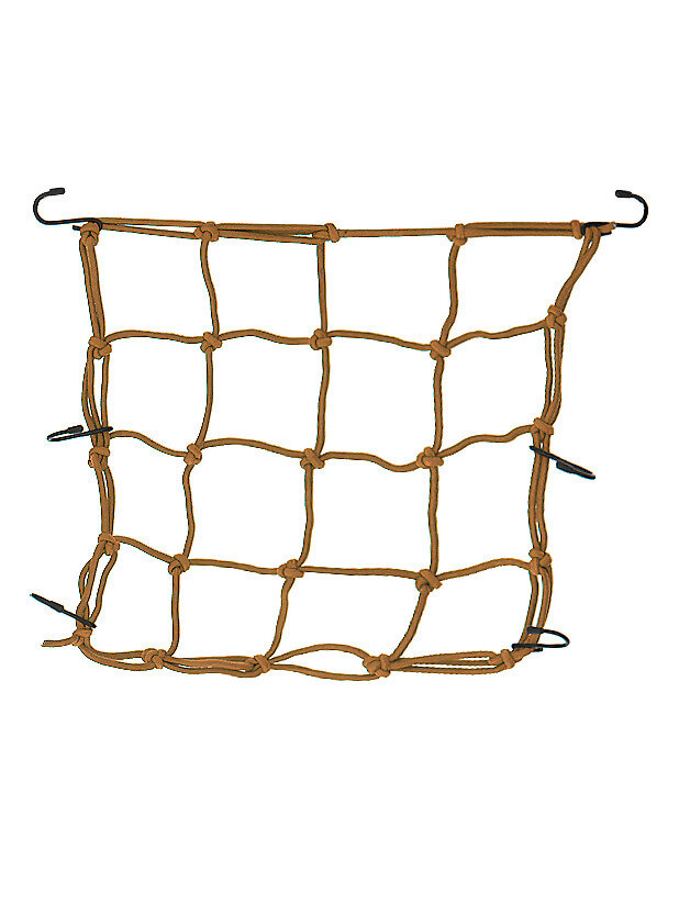 Сетка крепежная на багажник 35*35 (оранжевая) MVH