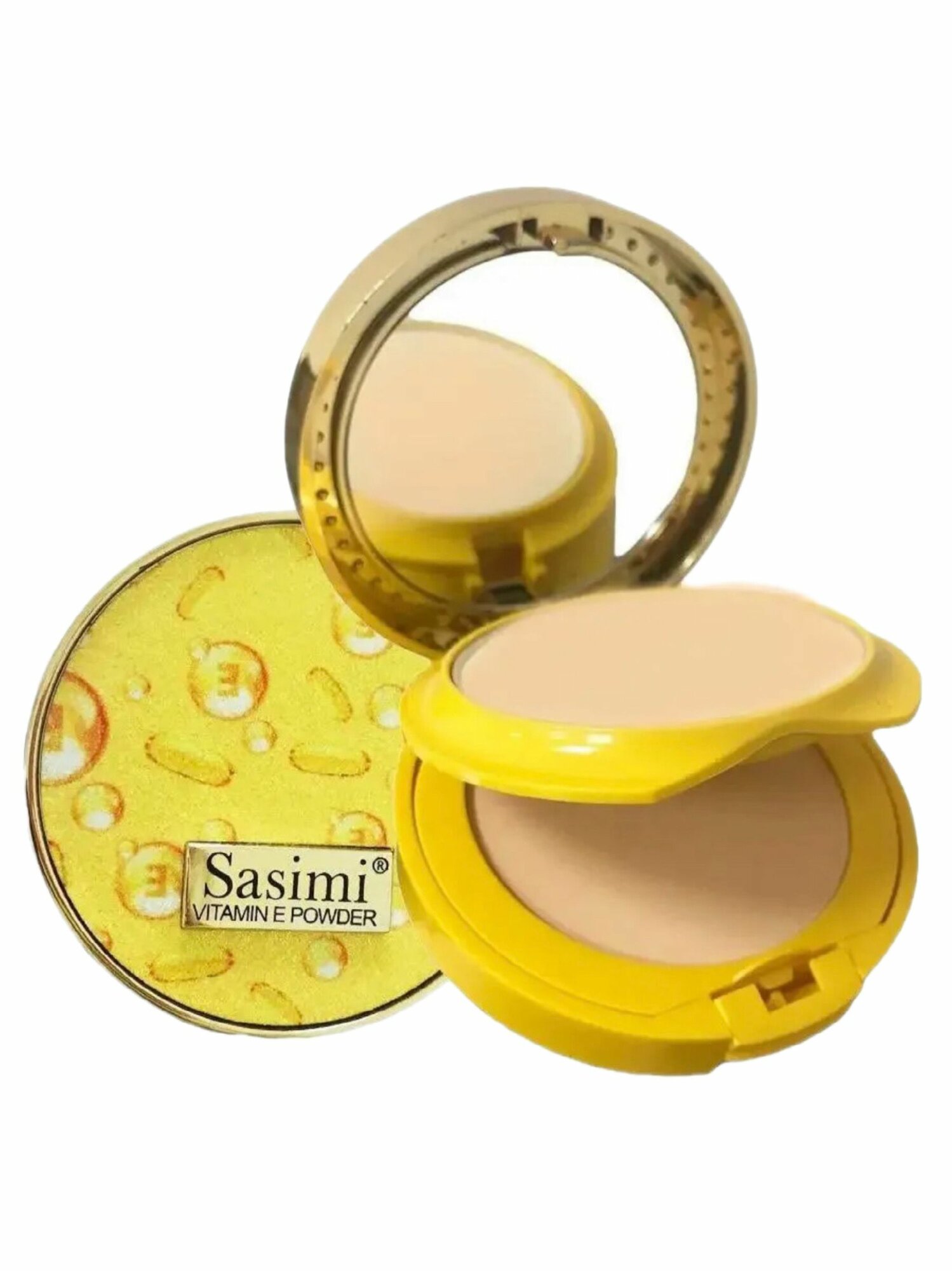 SASIMI Пудра для лица витамин Е 3 в 1 Vitamin E powder SPF 30 PA+++ тон 01