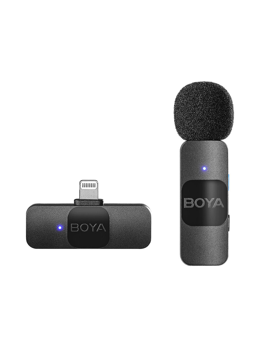 BOYA BY-V1 V2.0, черный, беспроводная радиосистема